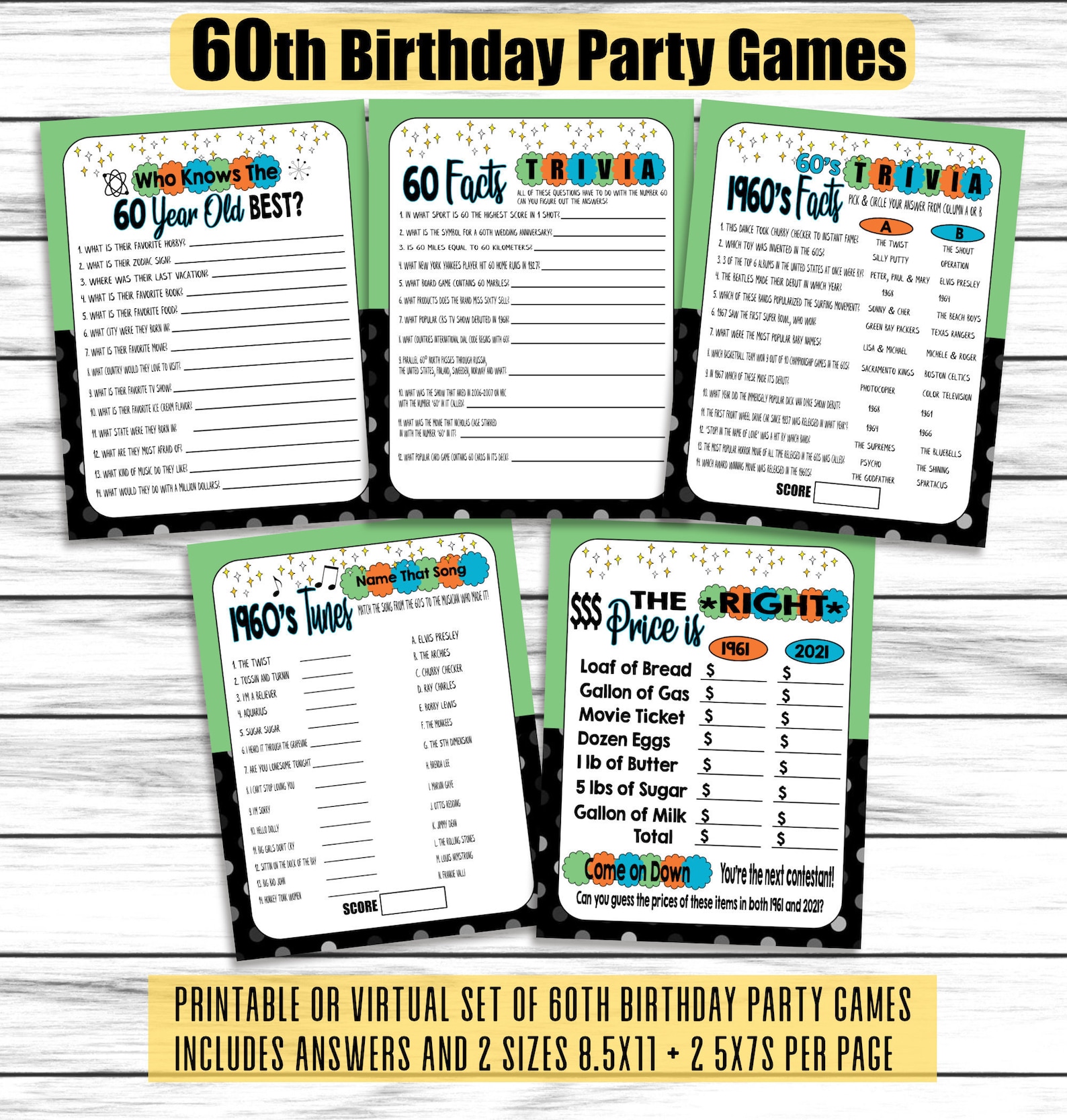60th Birthday Party Games Born In 1961 Games 1960s Trivia Etsy 60th-birthday-party-games-born-in-1961-games-1960s-trivia-etsy