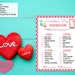 Valentines Scavenger Hunt Game classroom Office Valentines Day Party ...