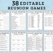 Printable Class Reunion Games Editable Reunion (Download Now) - Etsy