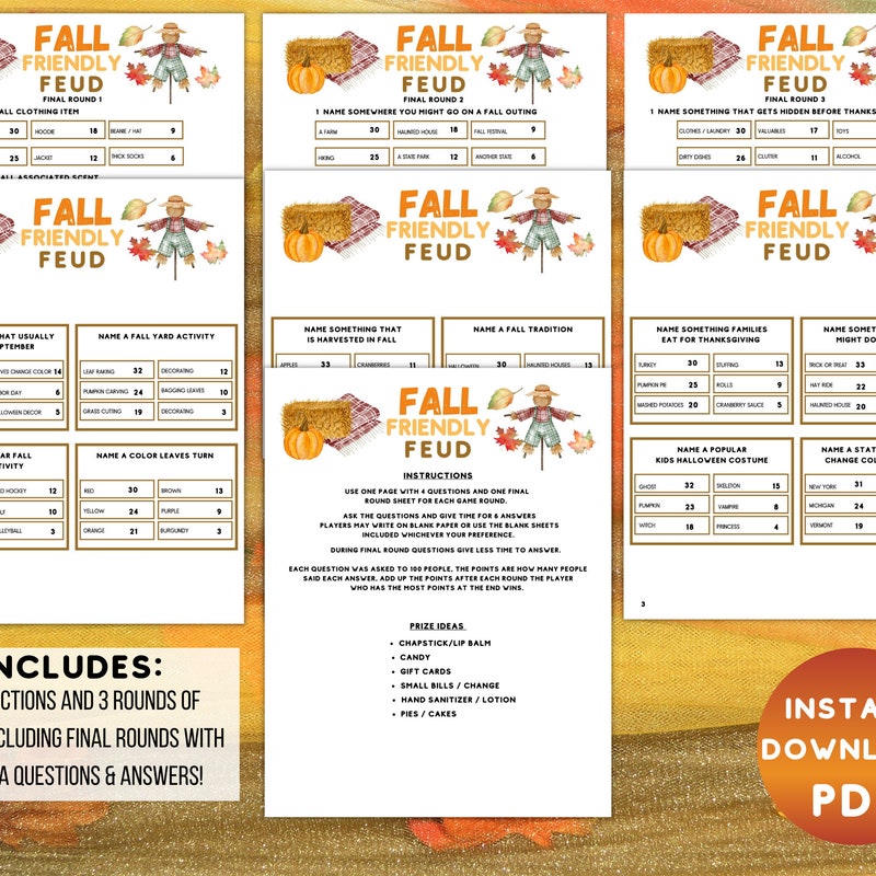Thanksgiving Fun Family Ideas - Etsy