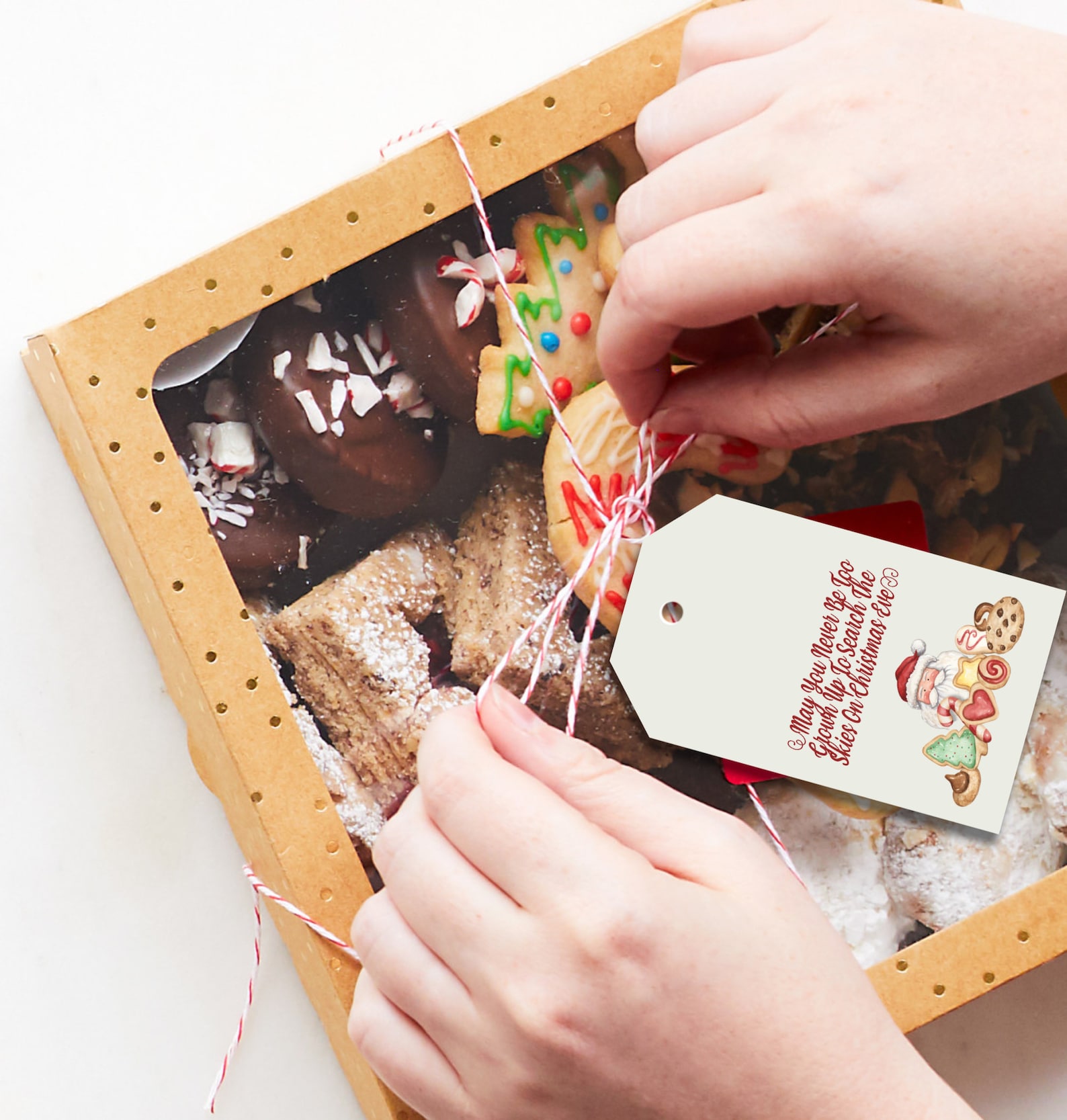 Christmas Cookie Gift Tags Printable Christmas Gift Tags DIY - Etsy