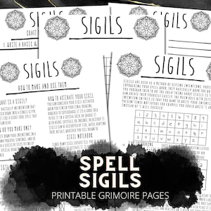 Sigils Book of Shadows Pages, Witch Tools Reference Pages, Basic ...
