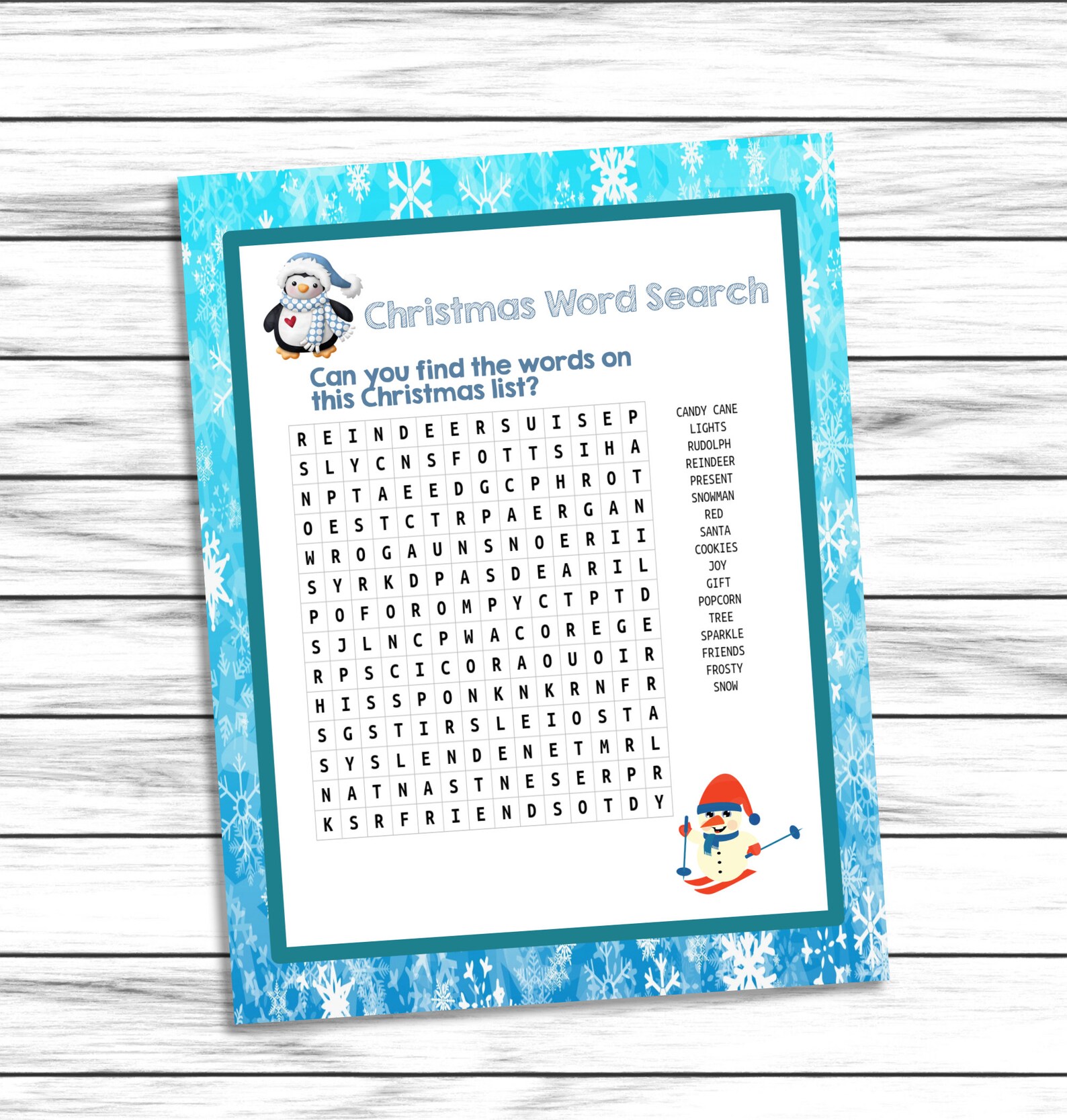 Kids Christmas Games Bundle Christmas Games Set Kids Game - Etsy