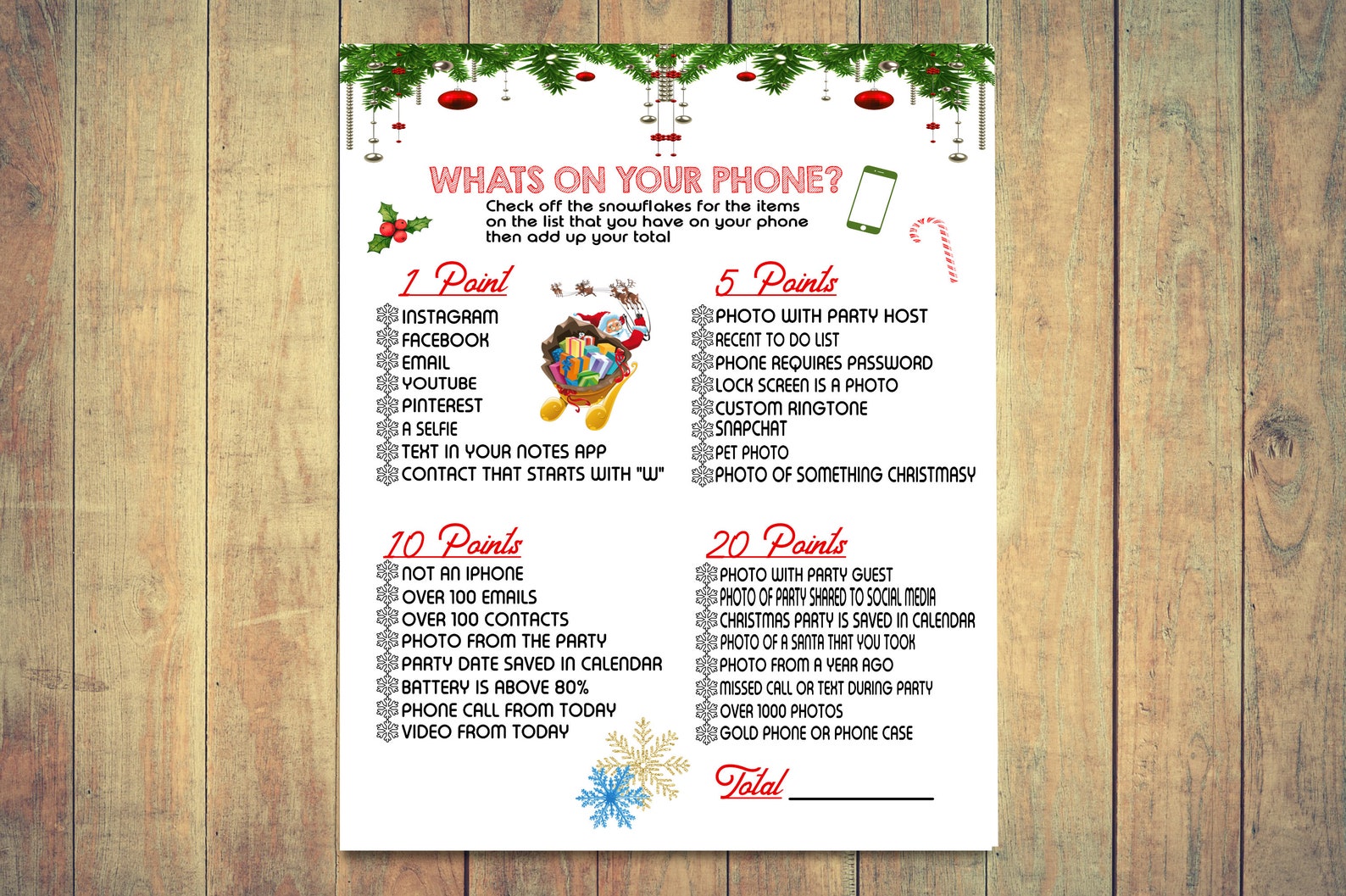 Christmas Party Games Pack Christmas Party Activities - Etsy