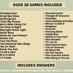 Printable Dinner Party Games | Dinner Games Bundle | Dinner Table Group ...