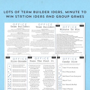 Office Party Mega Editable Bundle Printable Games for Employee ...