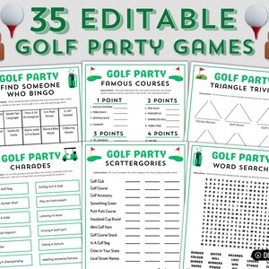 Editable Golf Party Games Watch Golf Themed Party Ideas Printable ...