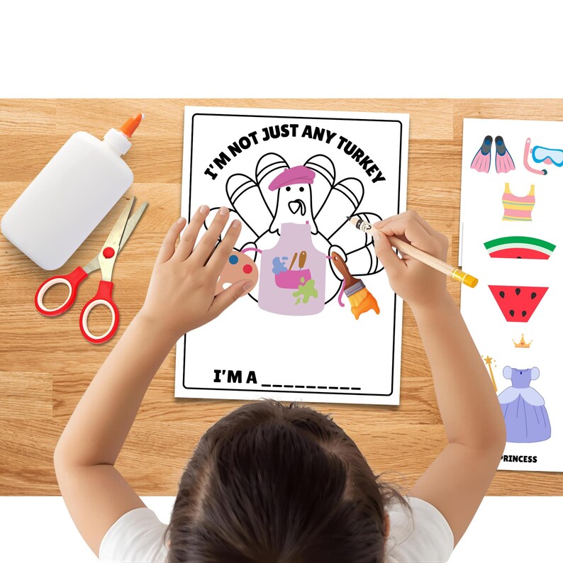 Disguise a Turkey Printable Kit | 65 Outfits | Thanksgiving Craft for ...