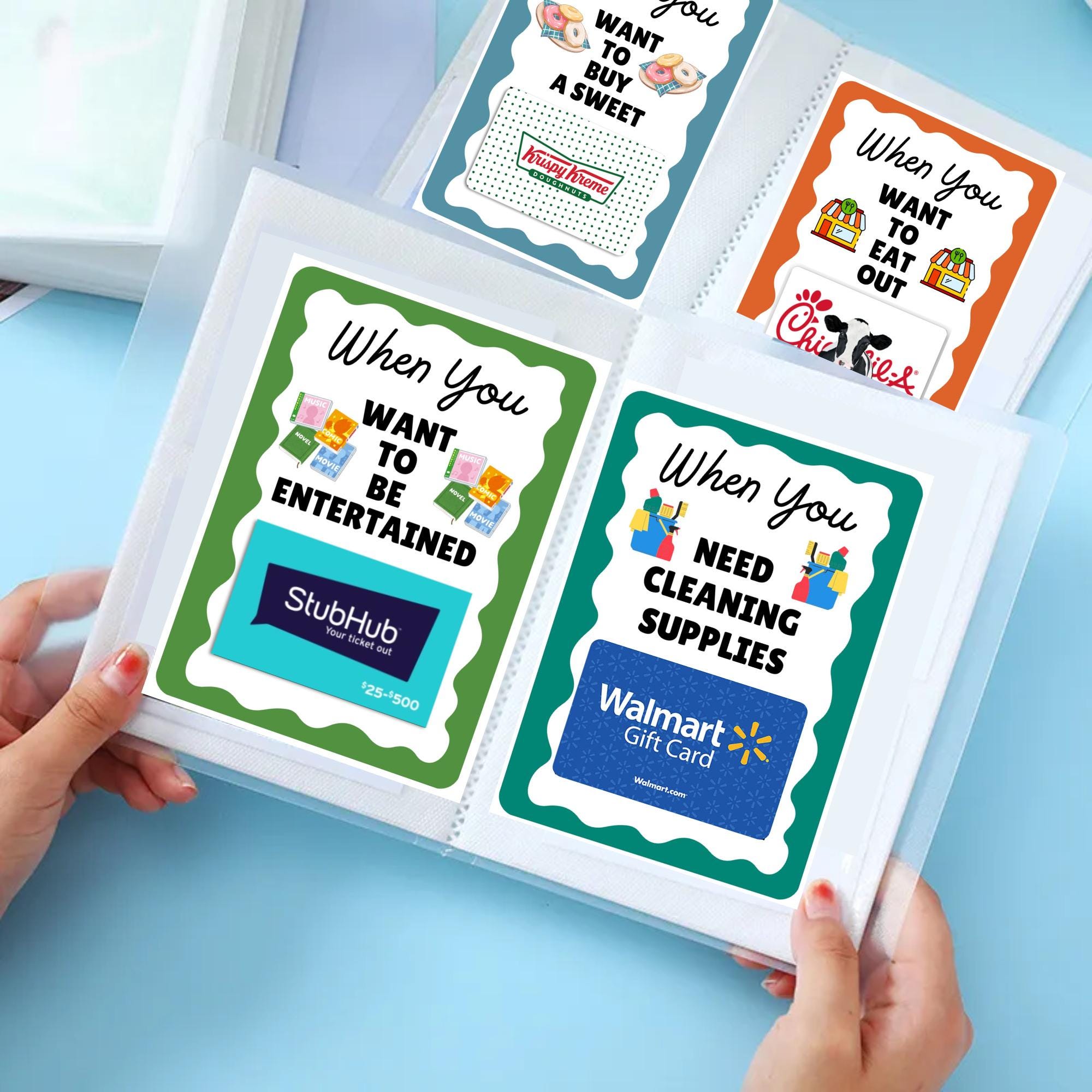 Editable Birthday Gift Card Book Template | Customize DIY Printable ...