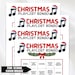 100 Christmas Music Unique Bingo Cards | Holiday Hits Song Game With ...
