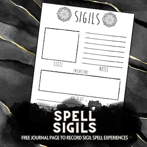 Sigils Book of Shadows Pages, Witch Tools Reference Pages, Basic ...