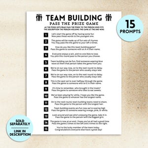 Team Building Get to Know You Game | Office Games | Coworker Games ...