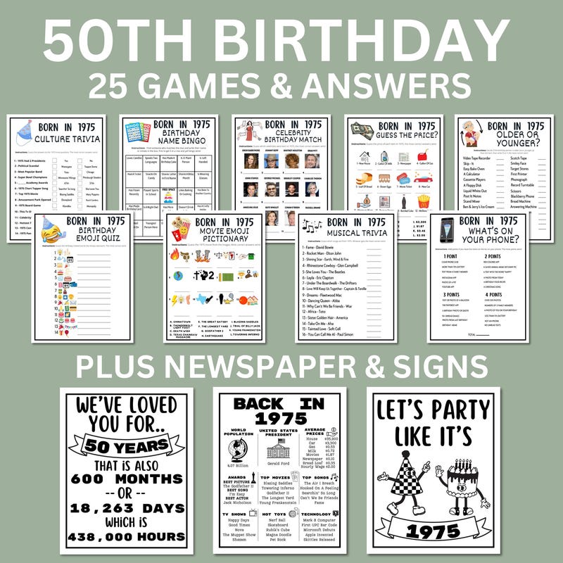 50th Bday Ideas Women - Etsy
