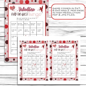 Valentines Party Game Bundle, Valentines Day Game, Valentines Trivia ...