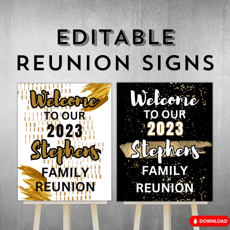 Family Reunion Sign - Etsy