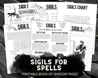 Sigils How to Create and Use Magick Sigils With Worksheets Book of ...