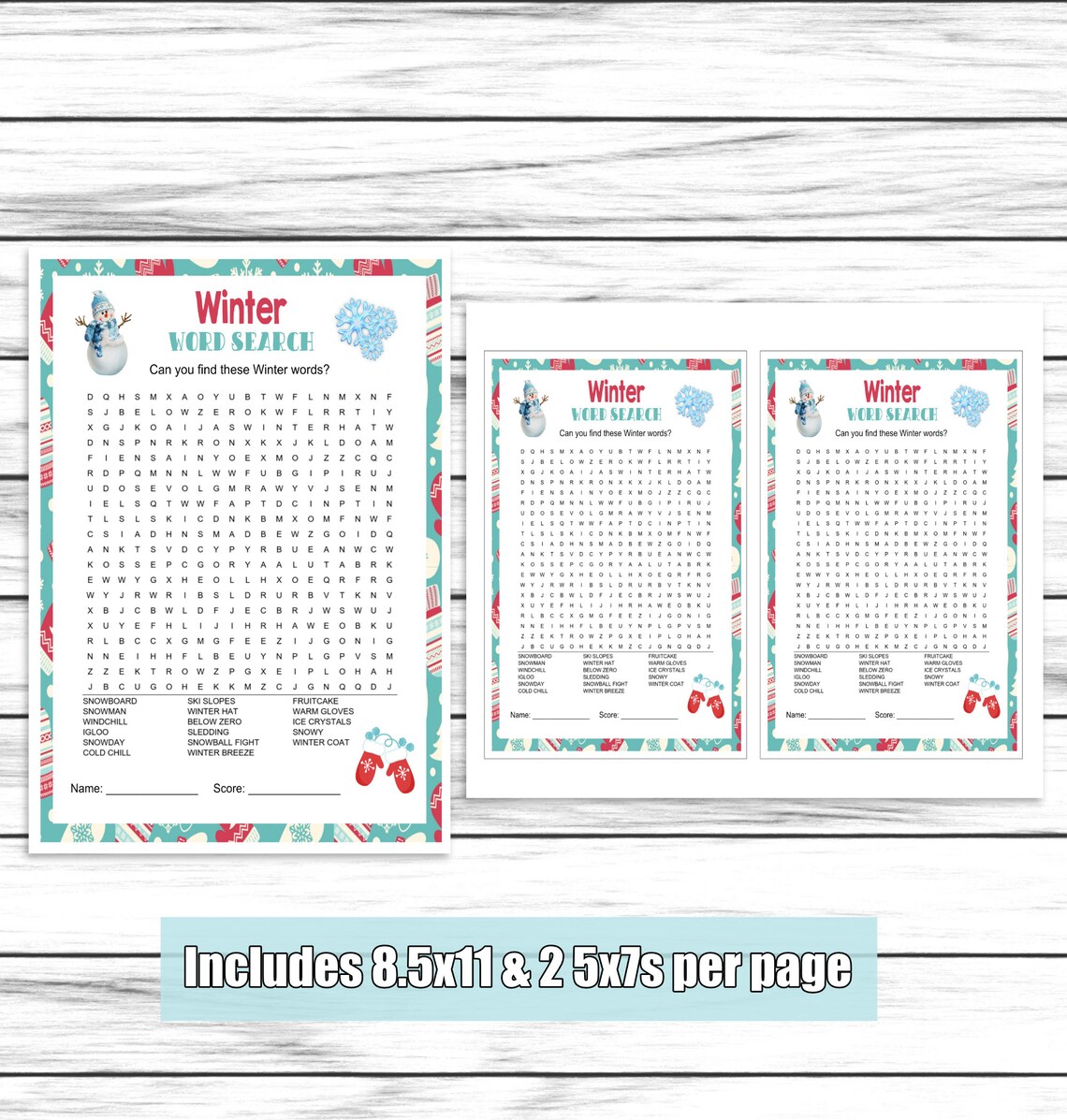 Winter Fun Games Winter Party Games Trivia Scattergories - Etsy