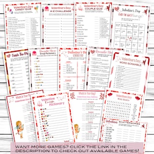 Valentines Day Find the Guest Bingo Game, Virtual or Printable V-day ...