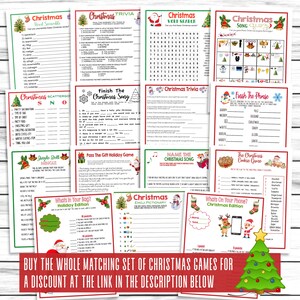 Christmas Guess Price Game, Printable or Virtual Xmas Day Quiz for Kids ...