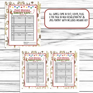 Family Feud Christmas Edition, Family Feud Game, Christmas Trivia Game ...