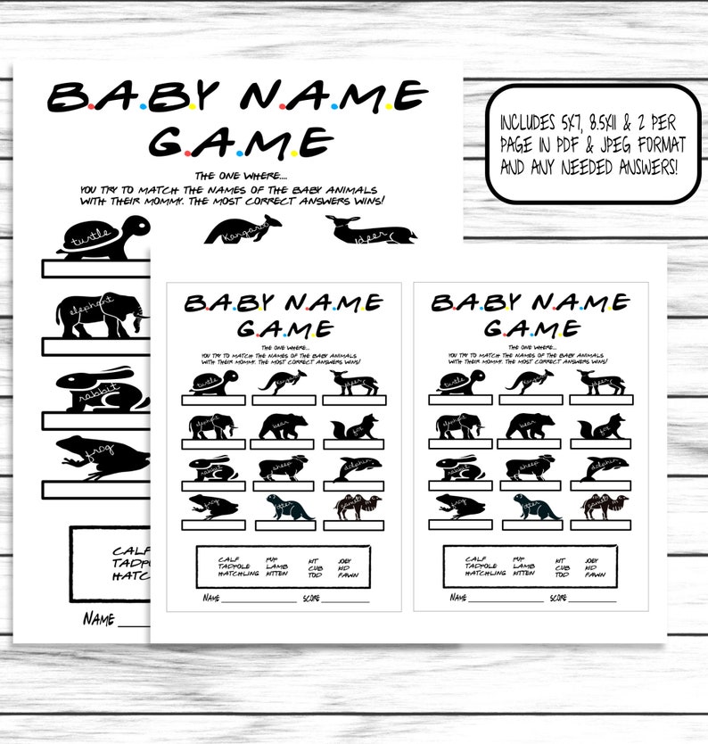 Friends Baby Shower Games, the One Where 11 Baby Shower Games ...