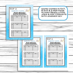 Baby Family Feud Games, Baby Shower Trivia Game, Boy Baby Shower Games ...