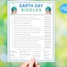 Printable Earth Day Fun Riddle Game | Classroom Work Seniors Activity ...
