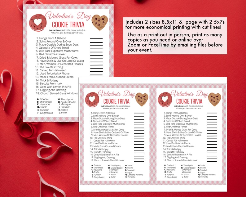 Valentines Day Fun Party Games Bundle | Classroom Office Party Kids ...