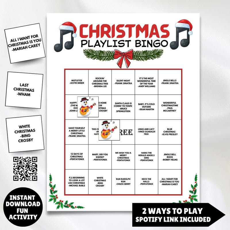 Christmas Bingo - Etsy