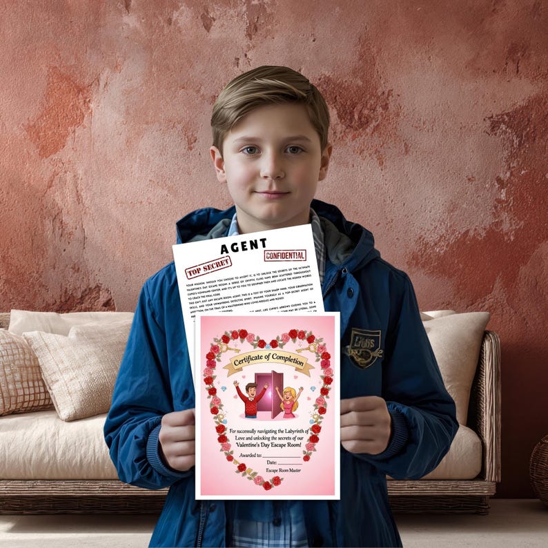 Junior Detective Valentine Escape Room | 18 Clue Mystery Game for Kids ...