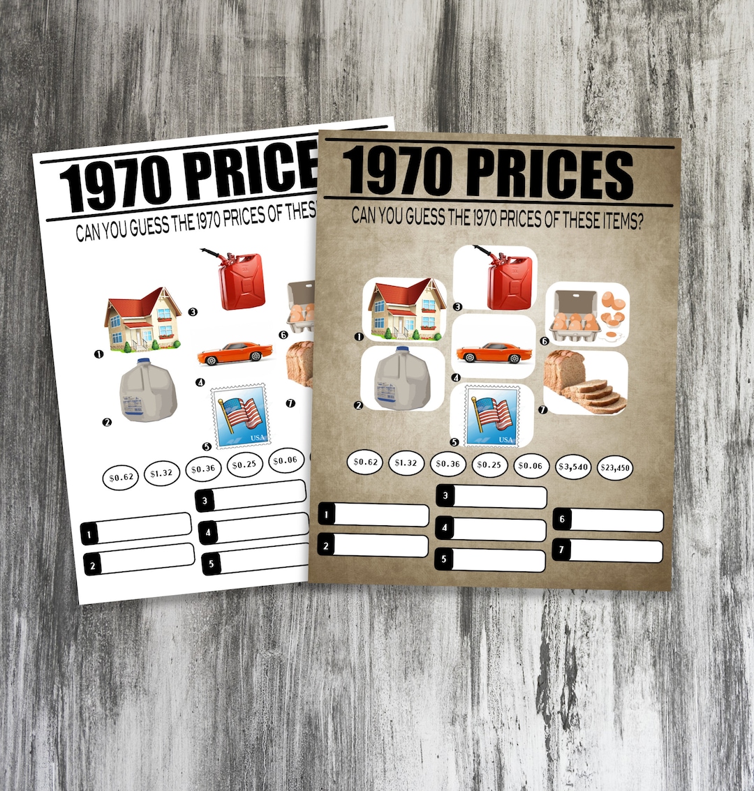 Price is Right 1970 Game, 1970 Name the Price Game, What Were the ...