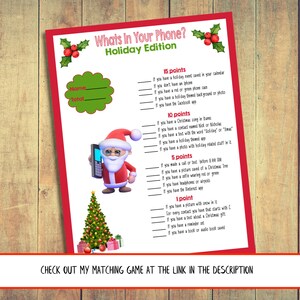 Christmas Game, Whats in Your Bag Purse Wallet, Christmas Party, Xmas ...