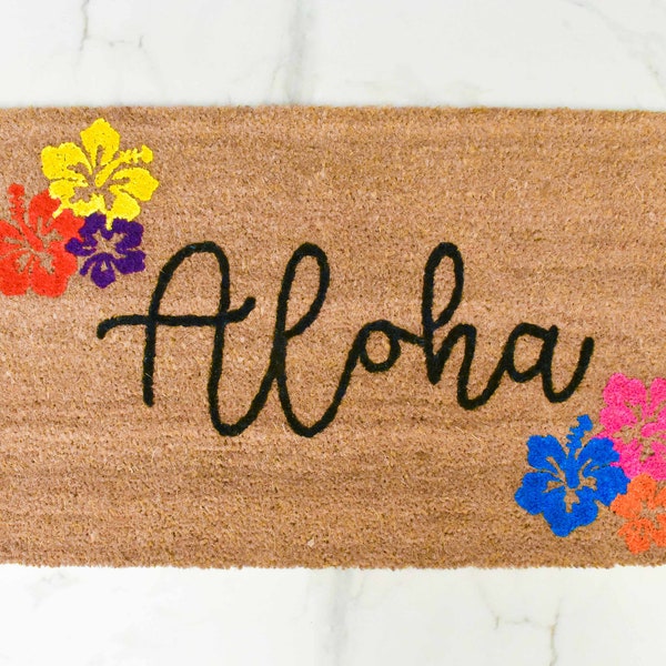 Hawaiian Welcome Sign for Front Door - Etsy