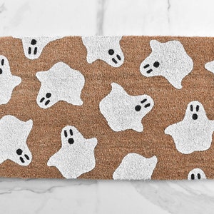 Ghost Doormat, Halloween Doormat, Cute Doormat, Halloween Decor, Front ...