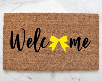 Pine Tree Doormat Cute Doormat Christmas Doormat Outdoor - Etsy