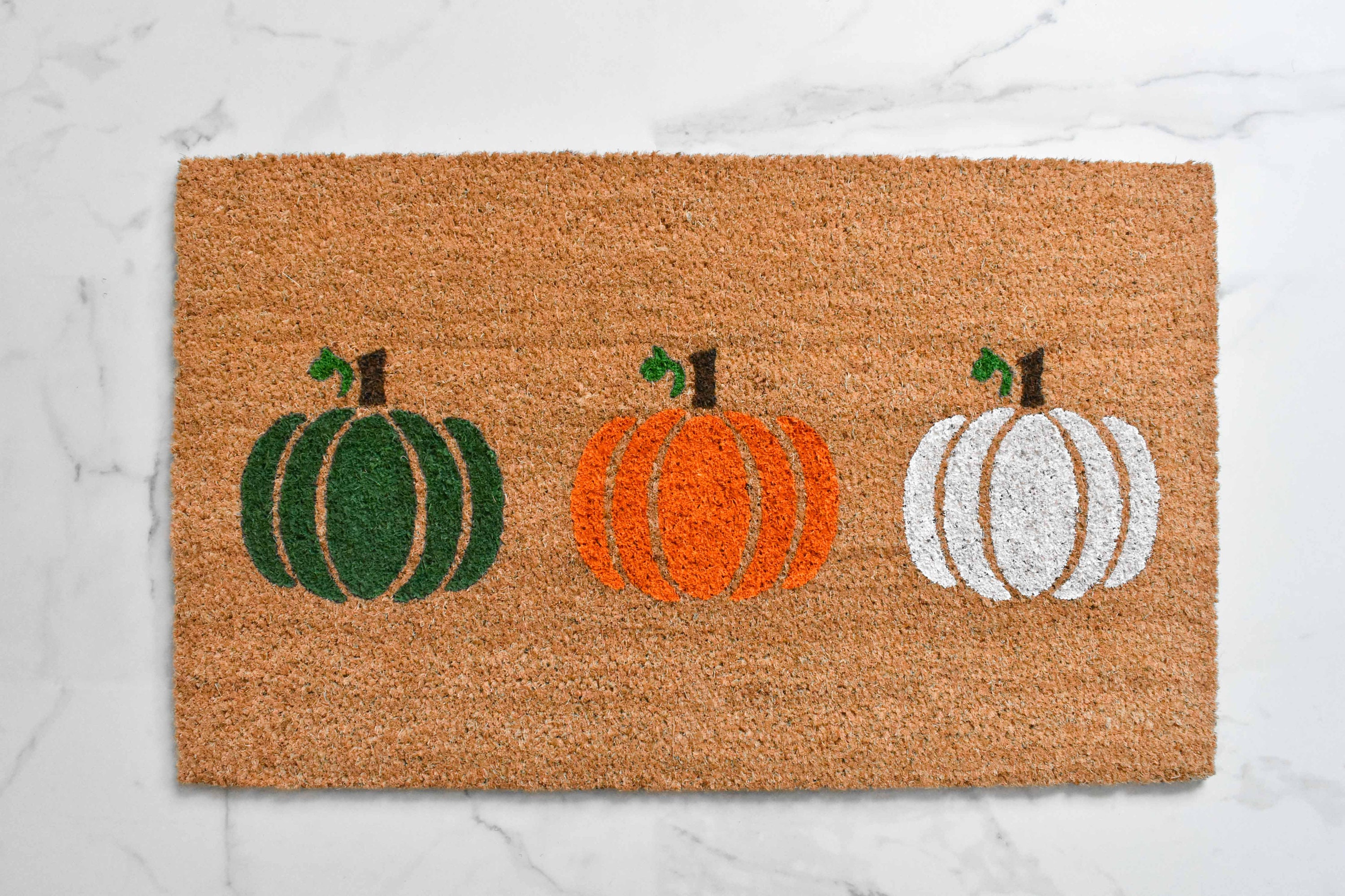 Pumpkin Doormat Fall Decor Welcome Mat Autumn Doormat | Etsy