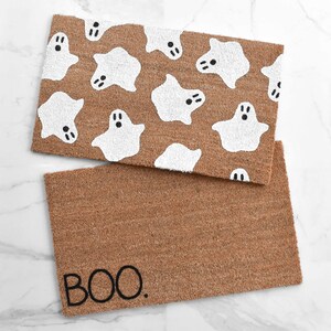 Ghost Doormat, Halloween Doormat, Cute Doormat, Halloween Decor, Front ...