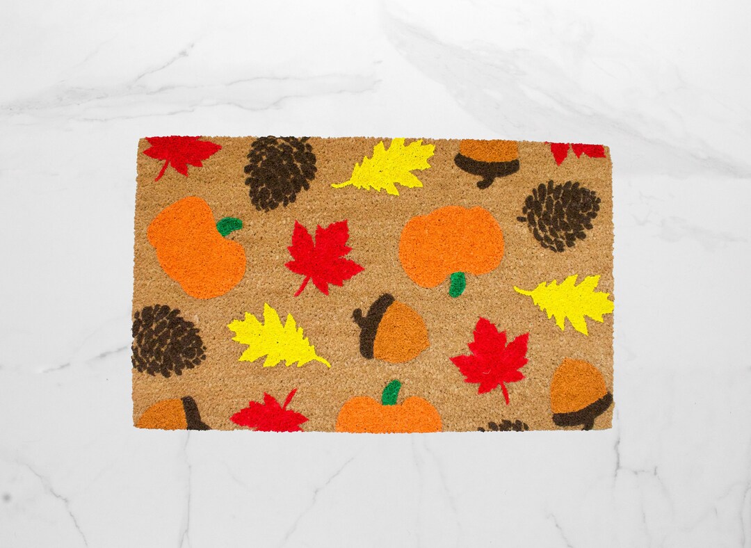 Fall Doormat, Autumn Doormat, Welcome Mat, Fall Porch Decor, Autumn ...