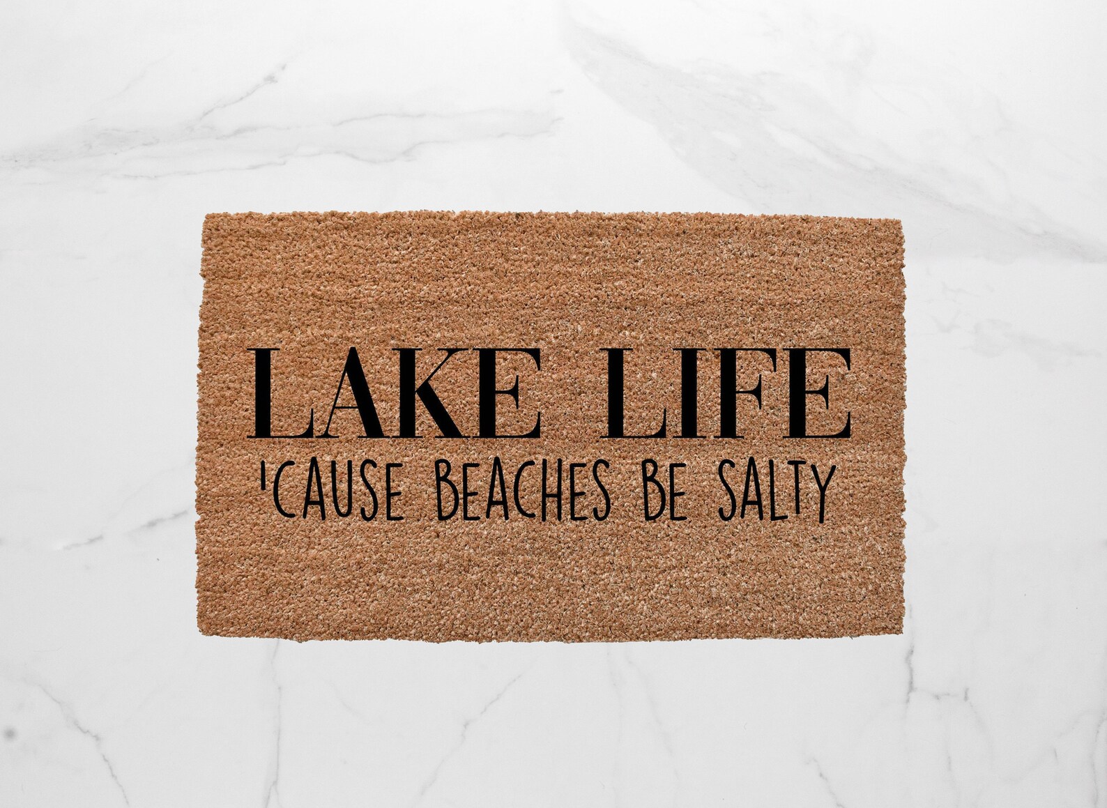 Lake Life Doormat, Lake House Decor, Cabin Doormat, Cabin Decor, Cute ...