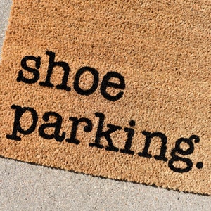 Shoe Parking Doormat, Cute Doormat, Welcome Mat, Outdoor Rug, Funny ...