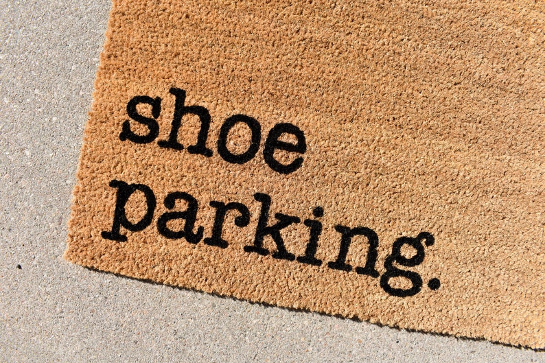 Shoe Parking Doormat Cute Doormat Welcome Mat Outdoor Rug - Etsy