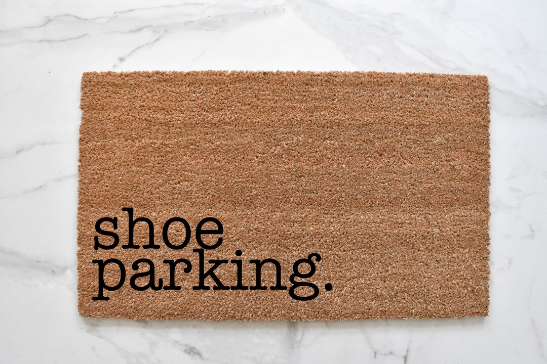 Shoe Parking Doormat, Cute Doormat, Welcome Mat, Outdoor Rug, Funny ...