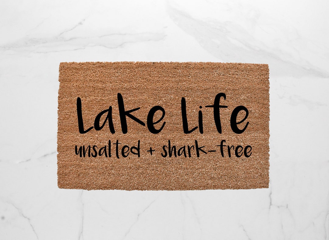 Lake Life Doormat, Cute Doormat, Lake House Doormat, Lake House Decor ...