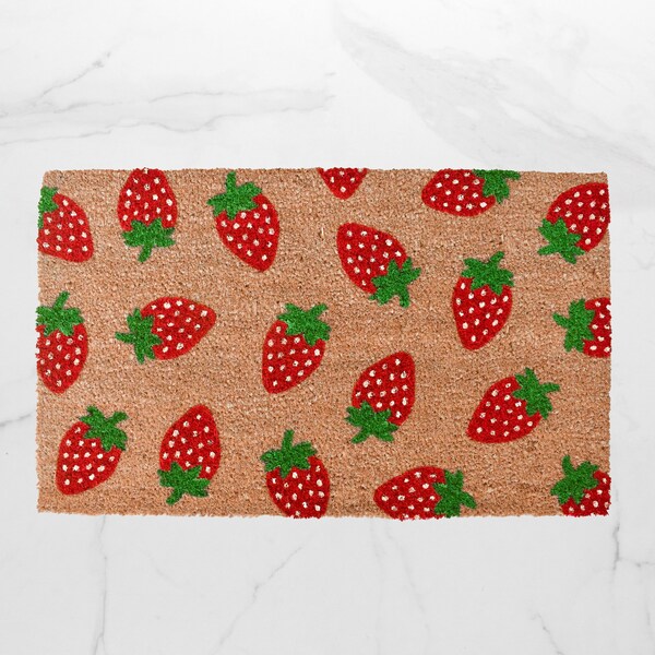 Strawberry Rug - Etsy