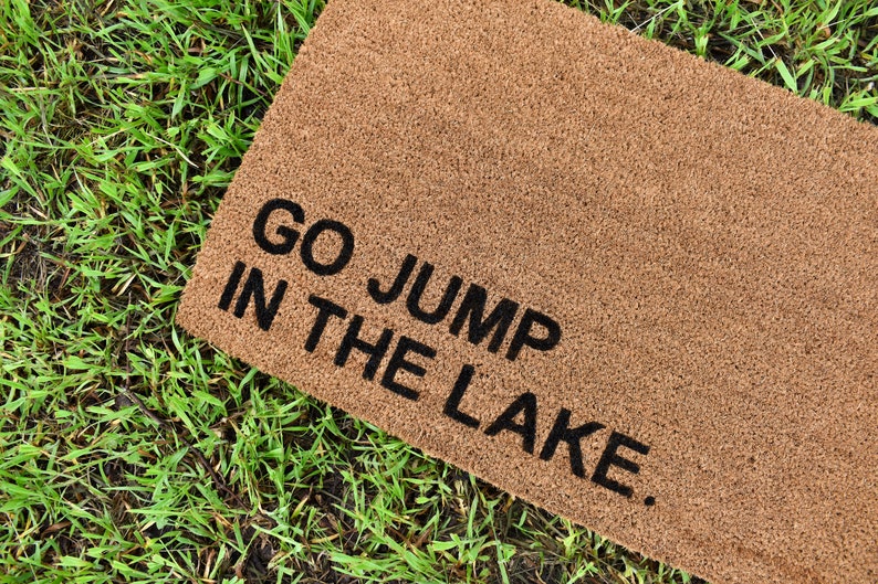 Lake Doormat, Lake House Decor, Cabin Doormat, Cabin Decor, Cute ...