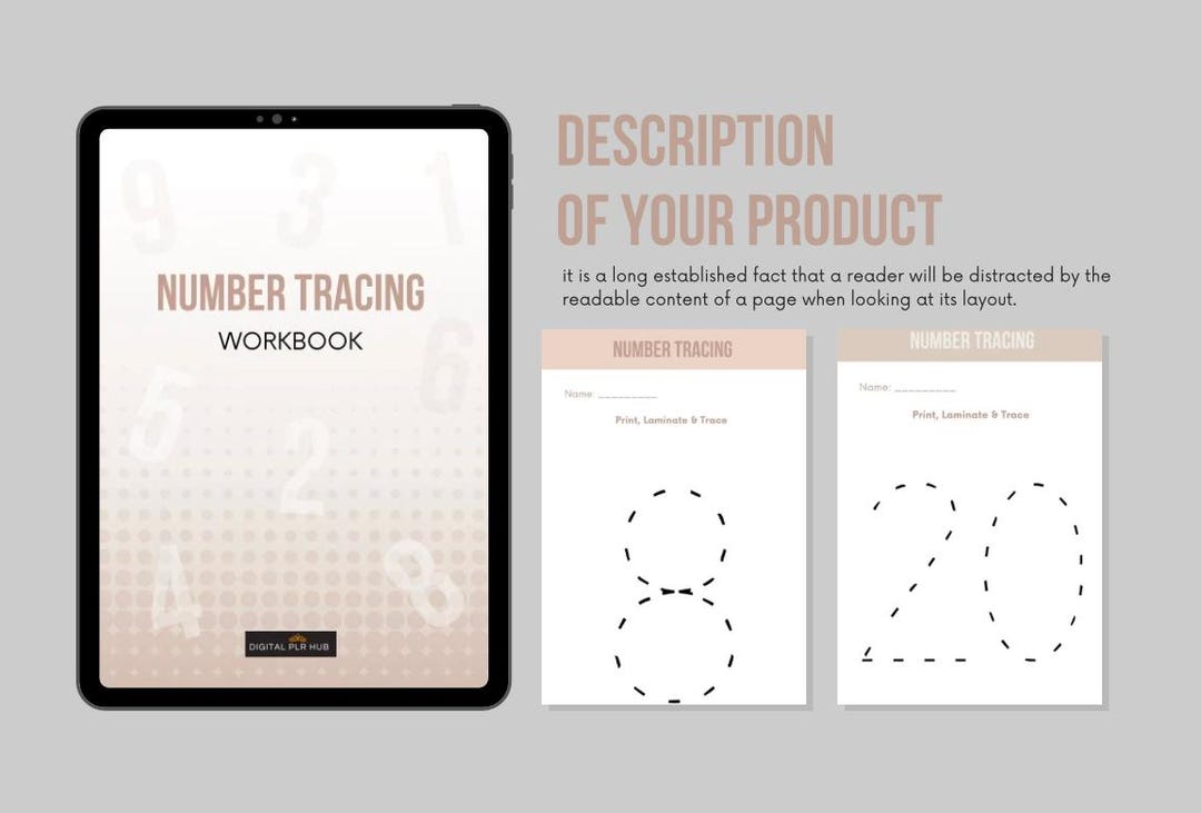 1-20, Number Tracing, Preschool Worksheet Printable, Kindergarten ...