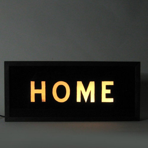 AWESOME Light up Sign Handcrafted Wooden Light Box Sign Hand - Etsy