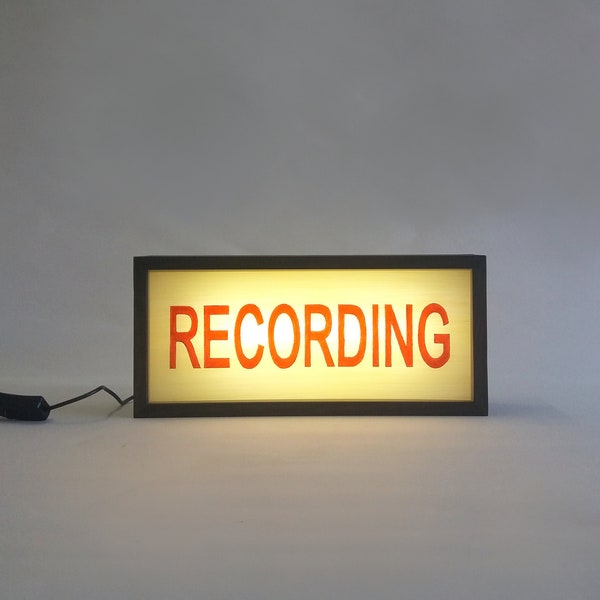 Recording Light - Etsy