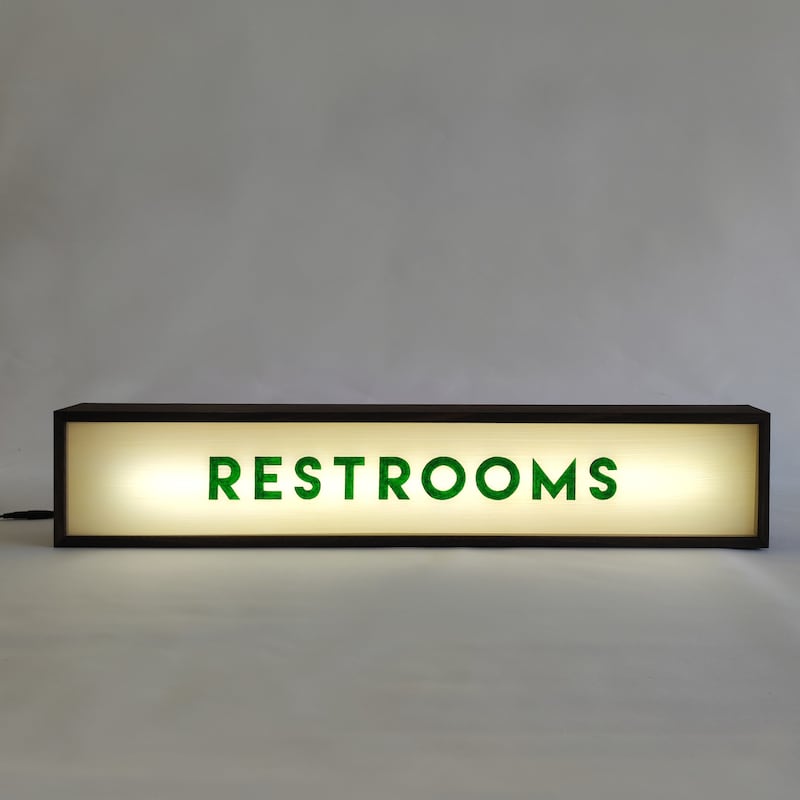 Restroom Signs - Etsy UK