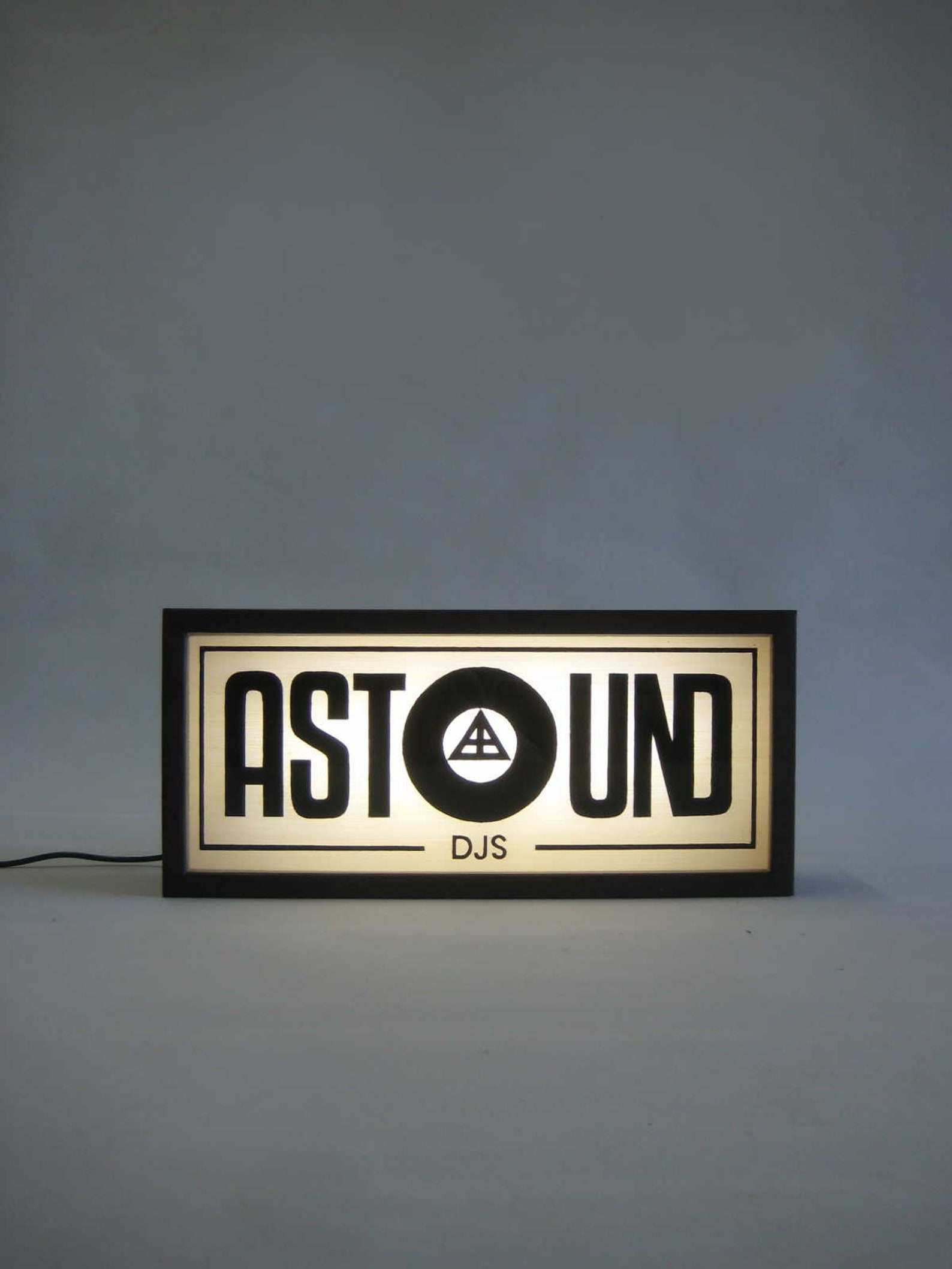 Custom Business Sign Lightbox, Personalised Family Name Sign ...